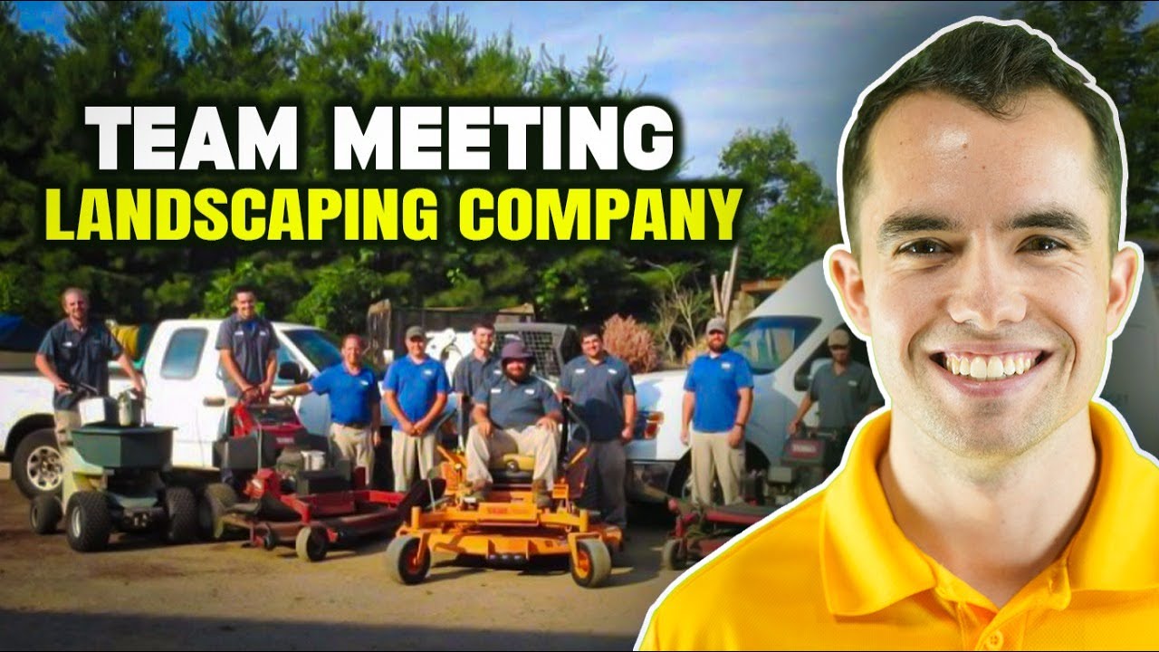 A REAL Team Meeting at Augusta Lawn Care - YouTube