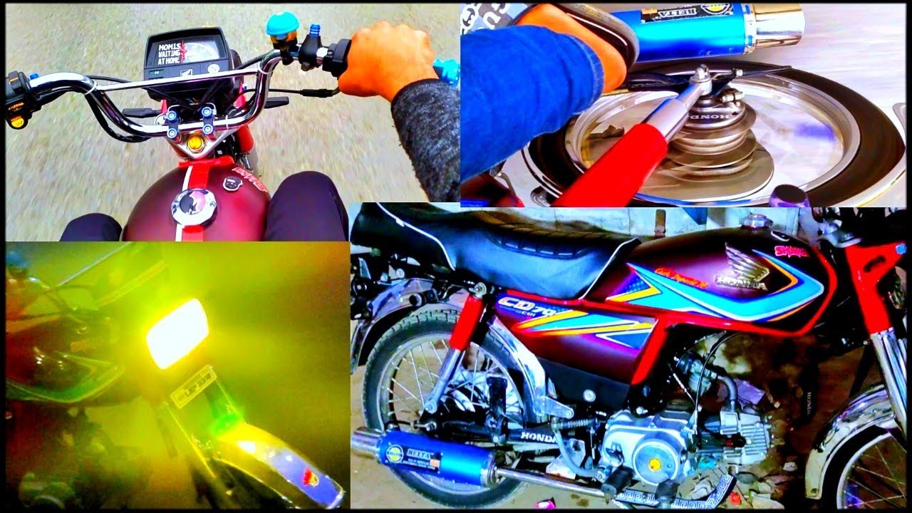 Bike 70cc Modified In Pakistan - YouTube