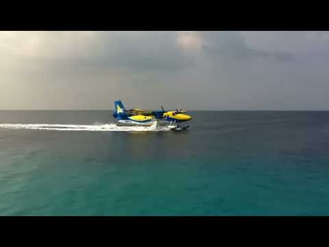 BEAUTIFUL VIEW MALDIVES TMA SEAPLANE LANDING 🏝 - YouTube