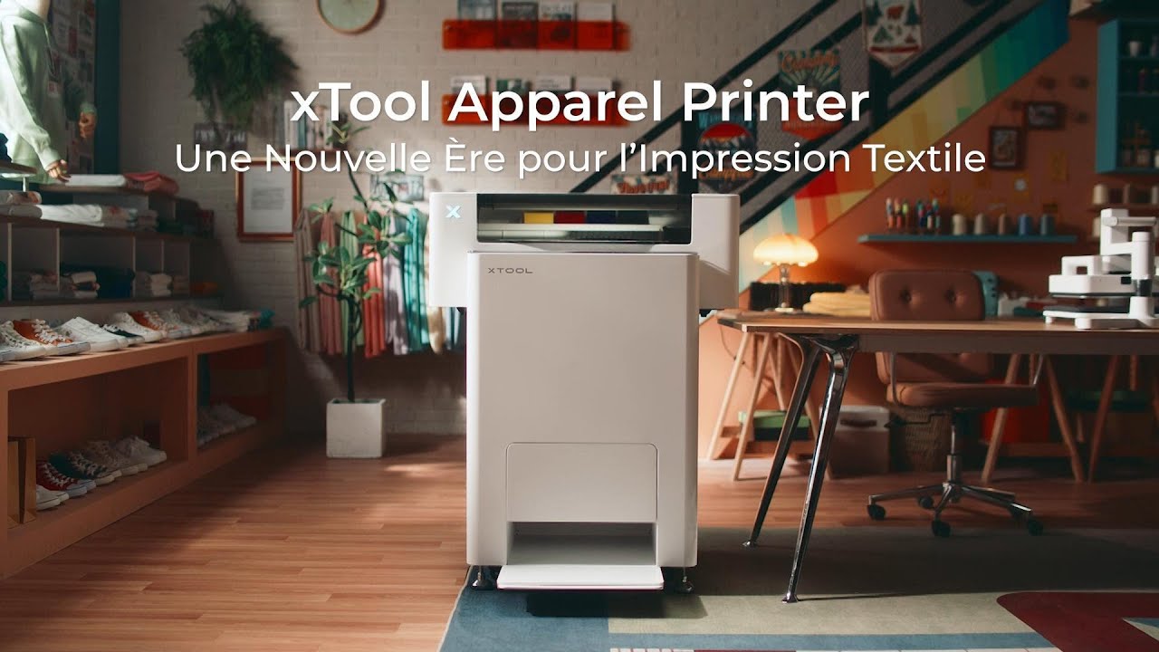 xTool Apparel Printer - Imprimez de superbes vêtements en un seul clic ...