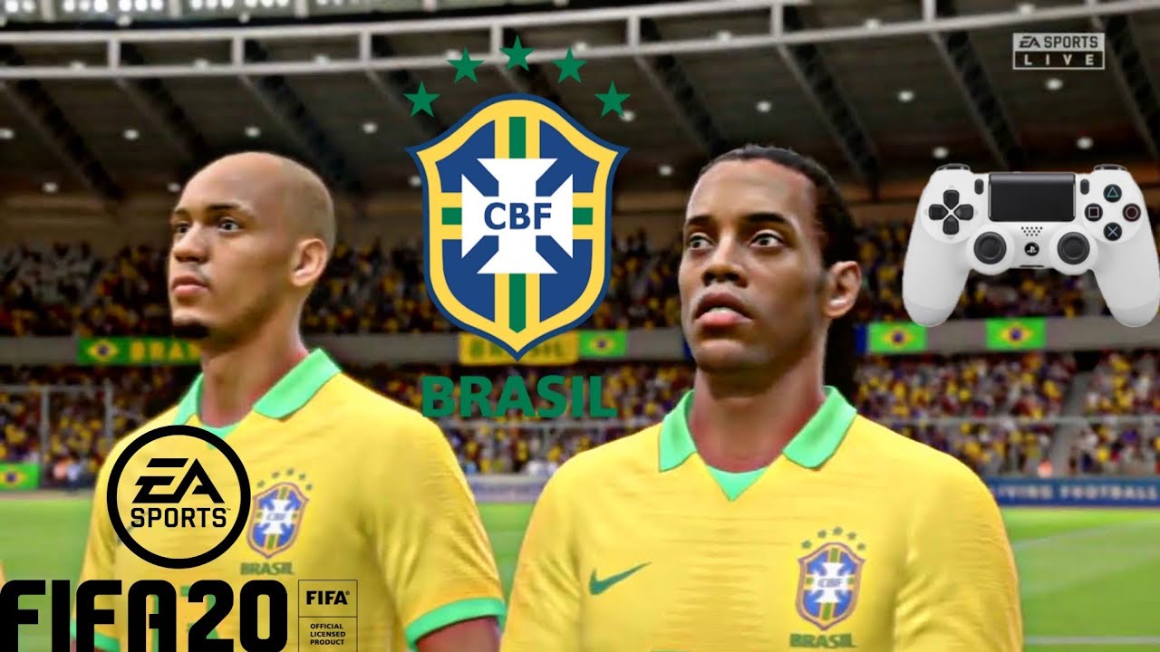 FIFA 20 COM ICONS LEGENDS RONALDINHO GAÚCHO NA SELEÇÃO BRASILEIRA - YouTube