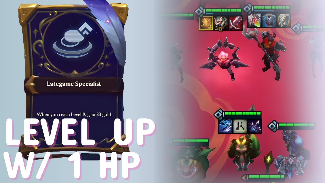 LEVEL 9 WITH 1 HP & LATEGAME SPECIALIST AUGMENT | RANKED PATCH 14.21 SET 12 TFT - YouTube