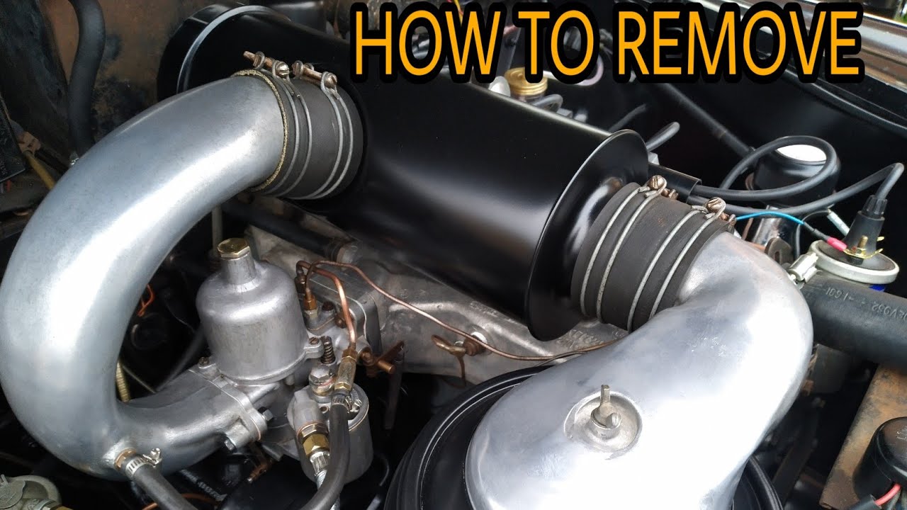 1961 Rover P4 100 HD6 Carb Carburettor removal - YouTube