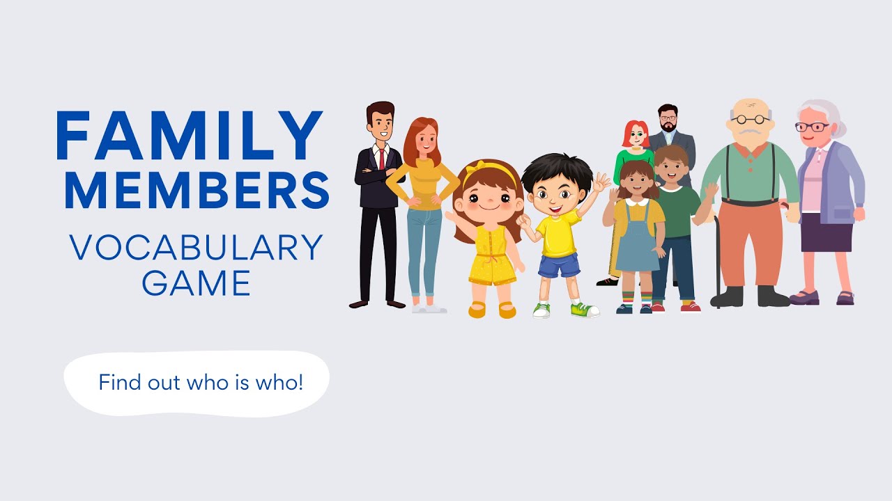 Learn Family Names in English | Family Tree | Who is Who? Kids English ...