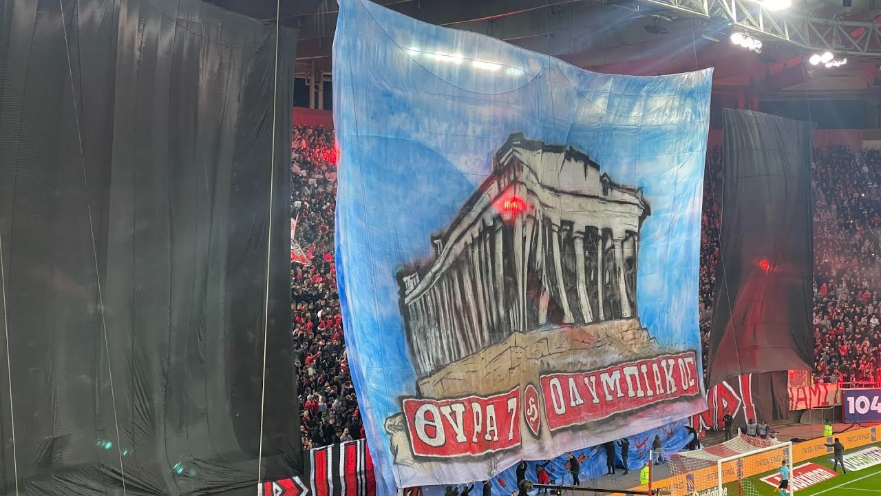 Ολυμπιακός - Παναθηναϊκός: Το συγκλονιστικό κορεό των οπαδών με την ...