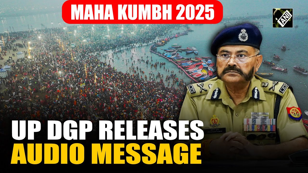 UP DGP Prashant Kumar briefs on security preparedness as Maha Kumbh ...