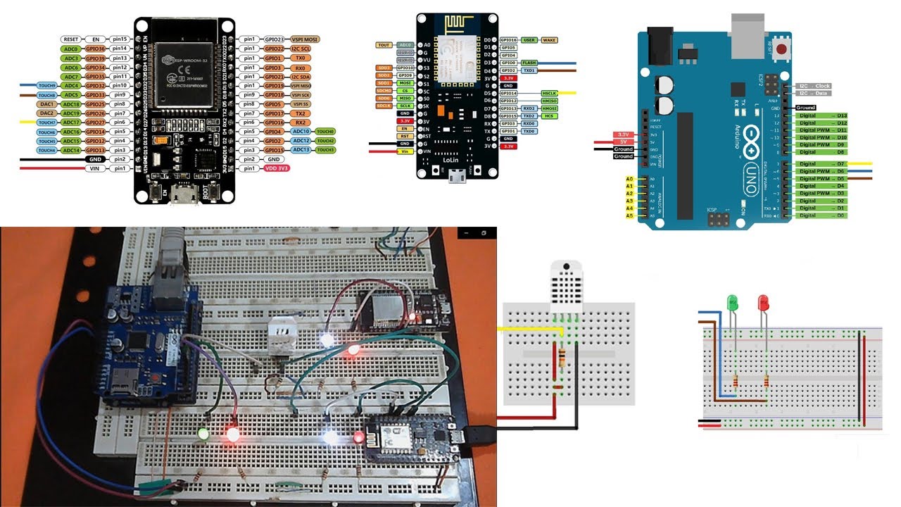 27 Control De Humedad Y Temperatura Con El Módulo Dht22 Arduino Uno Arduino Mega Esp8266