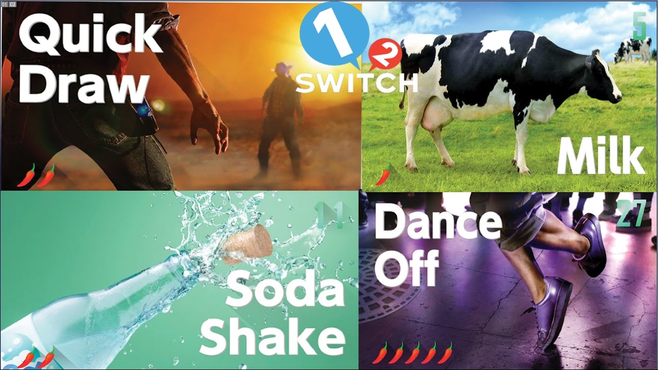 1-2 Switch!*All 28 games Screenshot tour - YouTube