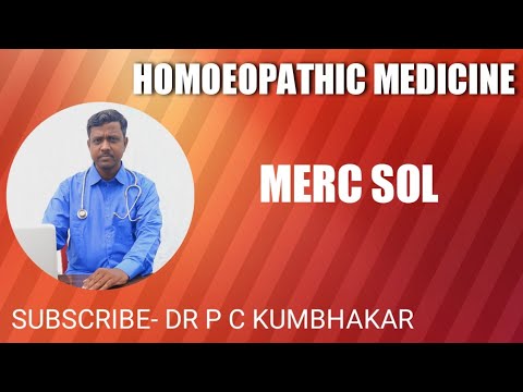MERC SOL || HOMOEOPATHIC MEDICINE || MERCURIUS - YouTube