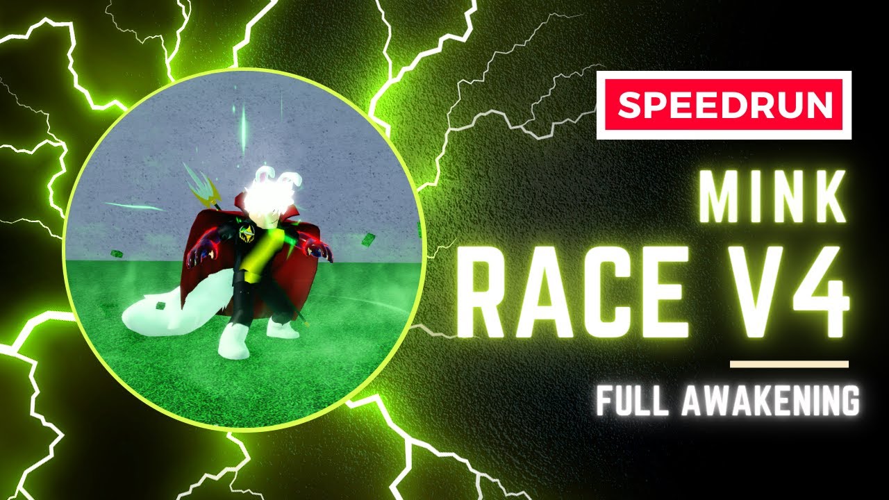 Blox Fruits Mink v4 full Awakening + Best Gear + Upgrades Showcase ...