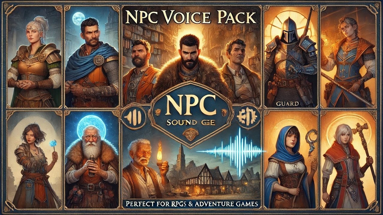 Ultimate NPC Voice Sound Pack: Bring Your World to Life - YouTube