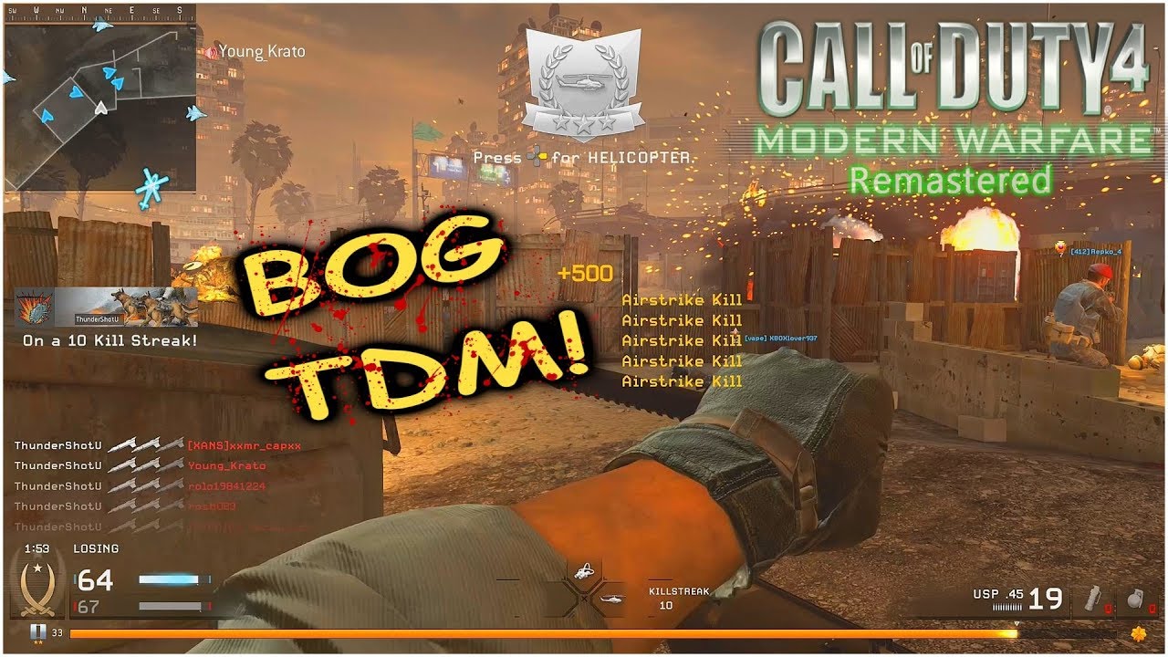 Modern Warfare Remastered Multiplayer! Beat Down in The Bog! COD4 ...