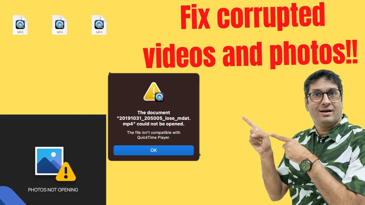 Fix Corrupted Videos And Photos - TRY this TOOL for FREE !! - YouTube