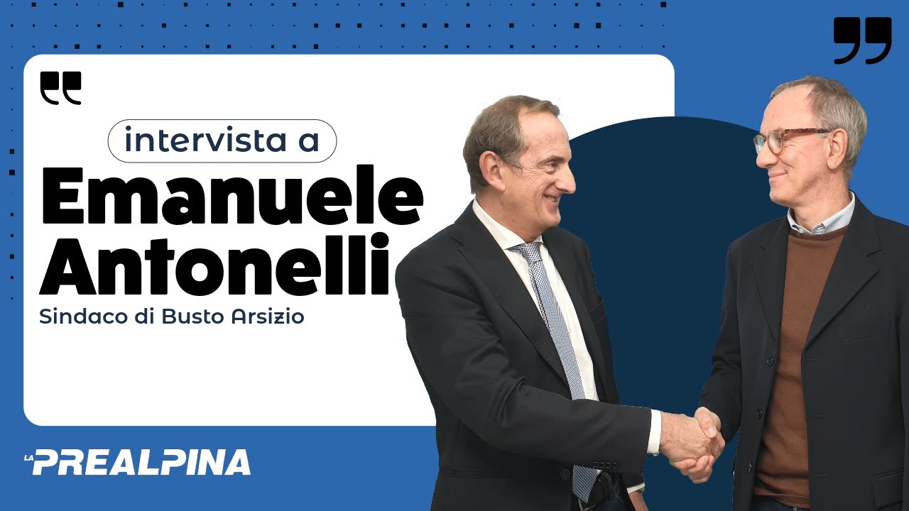 Intervista ad Emanuele Antonelli - Sindaco di Busto Arsizio - YouTube
