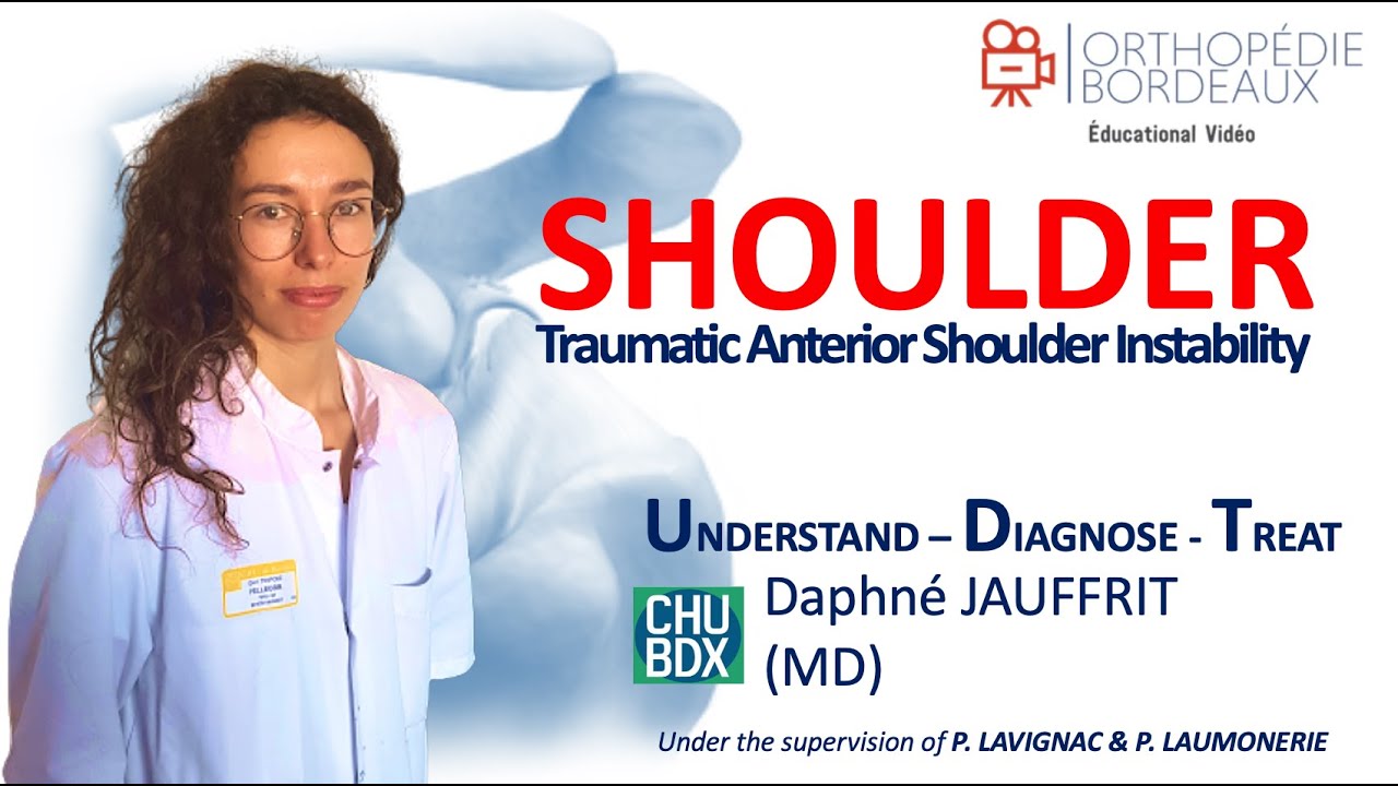 Luxation gléno-humerale antérieure traumatique par le Dr Jauffrit - YouTube
