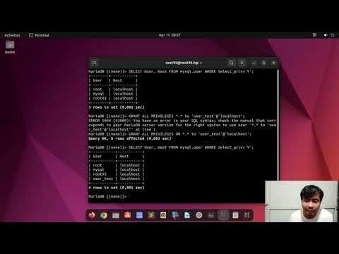 Tutorial Manajemen User MariaDB - YouTube
