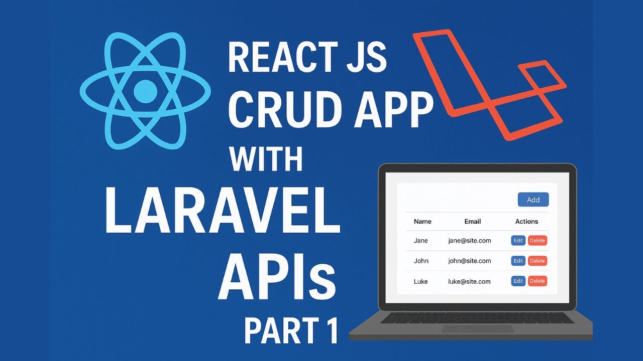 Build React JS CRUD with Laravel 12 REST APIs | Full Stack App Tutorial Step by Step (Part 1 ...