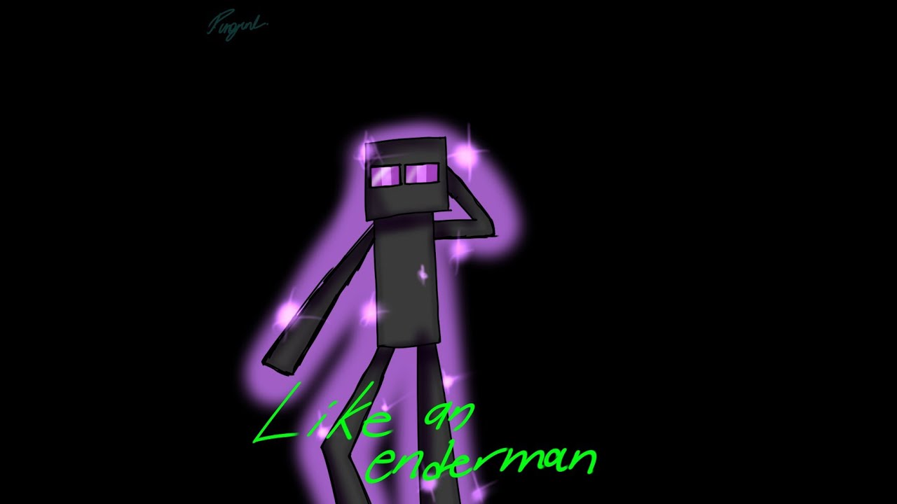 like an enderman speedpaint - YouTube