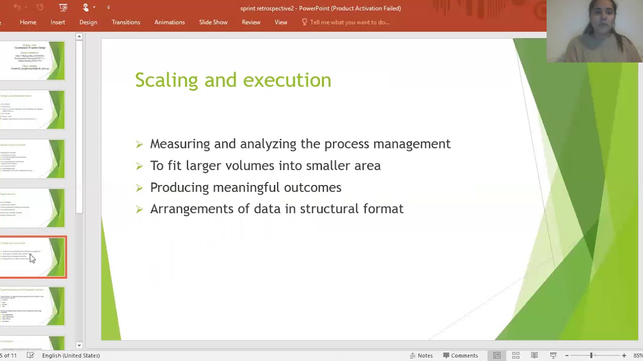 Sprint retrospective II for cloud based HR system design by Asha pathak ...