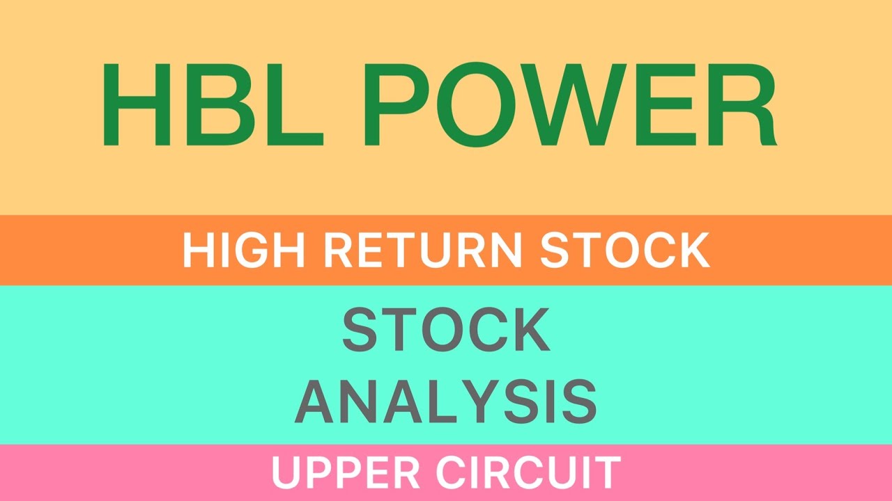 HBL POWER SYSTEMS SHARE ANALYSIS BIG UPDATE STOCK ️HBL POWER NEWS UPPER ...