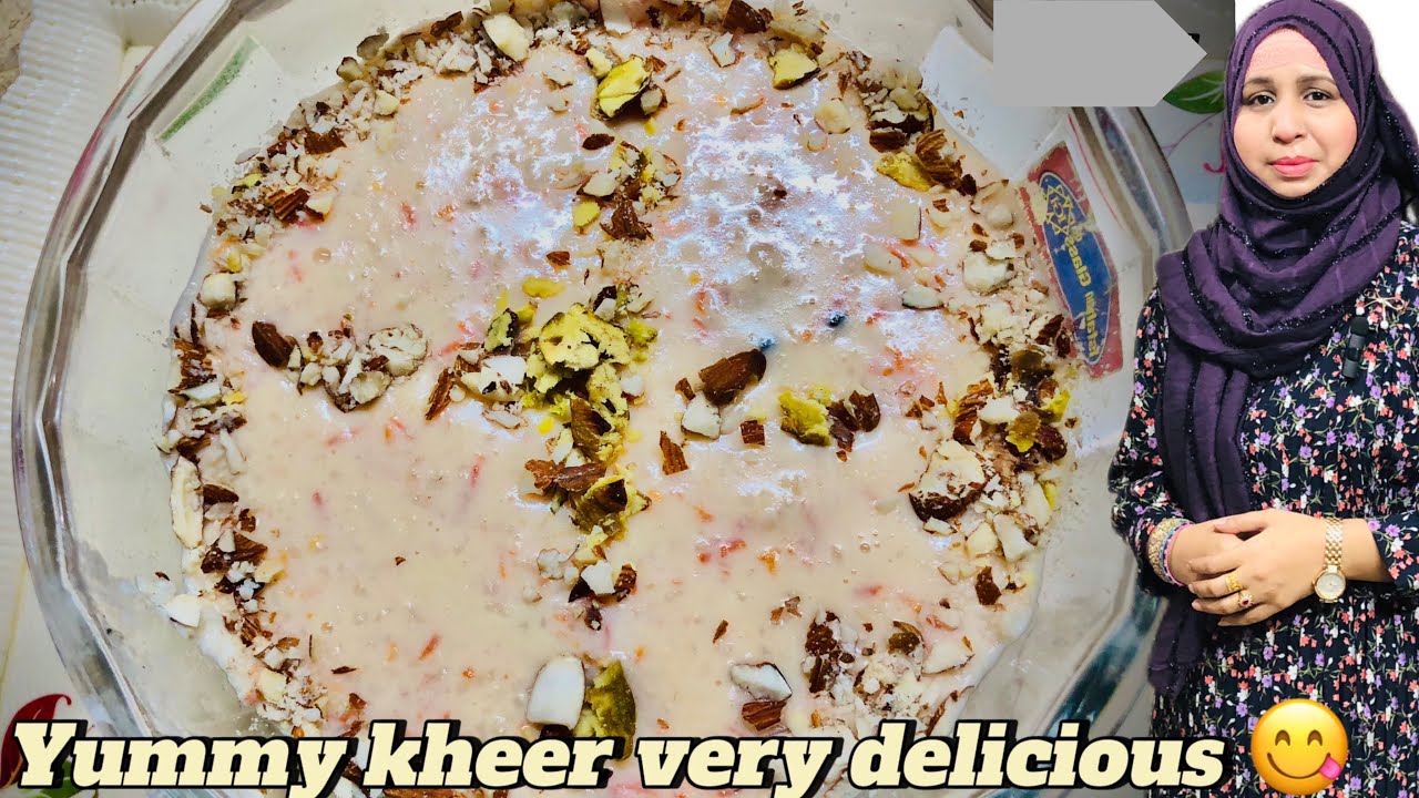Yummy kheer very delicious 😋 | mere style ma - YouTube