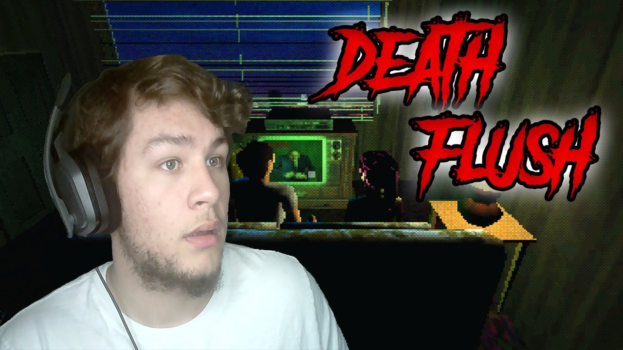 ITS GETTING WEIRD!!/ DEATH FLUSH FULL GAMEPLAY/ INDIE HORROR GAME - YouTube