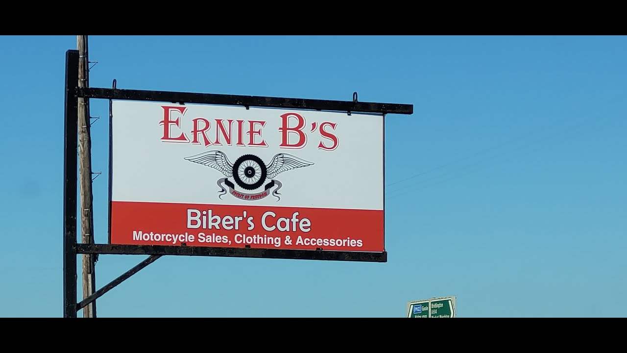 Ernie Bs Biker Café. Review On The Food. - YouTube