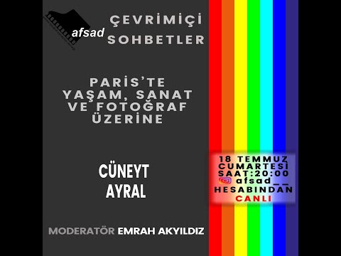 AFSAD Ankara Fotograf Sanatçıları Derneğinin İnstagram söyleşisi