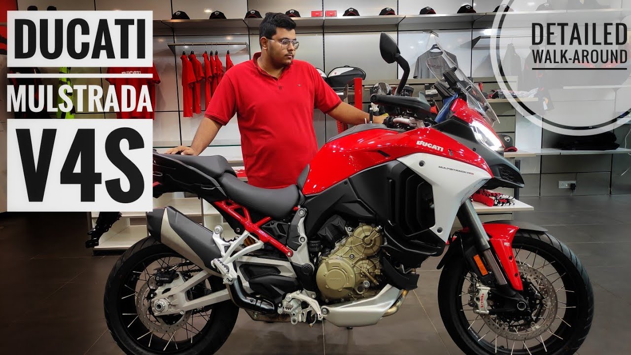 DUCATI MULTISTRADA V4-S ️🔥 Detailed Walk-Around || Most Advanced ...