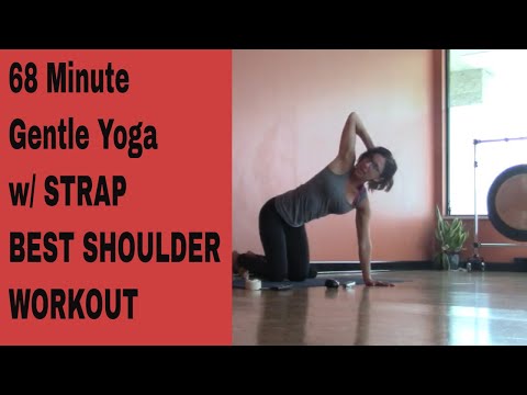 68 Min Gentle Yoga with Strap for The BEST Shoulder Work | Hope Zvara