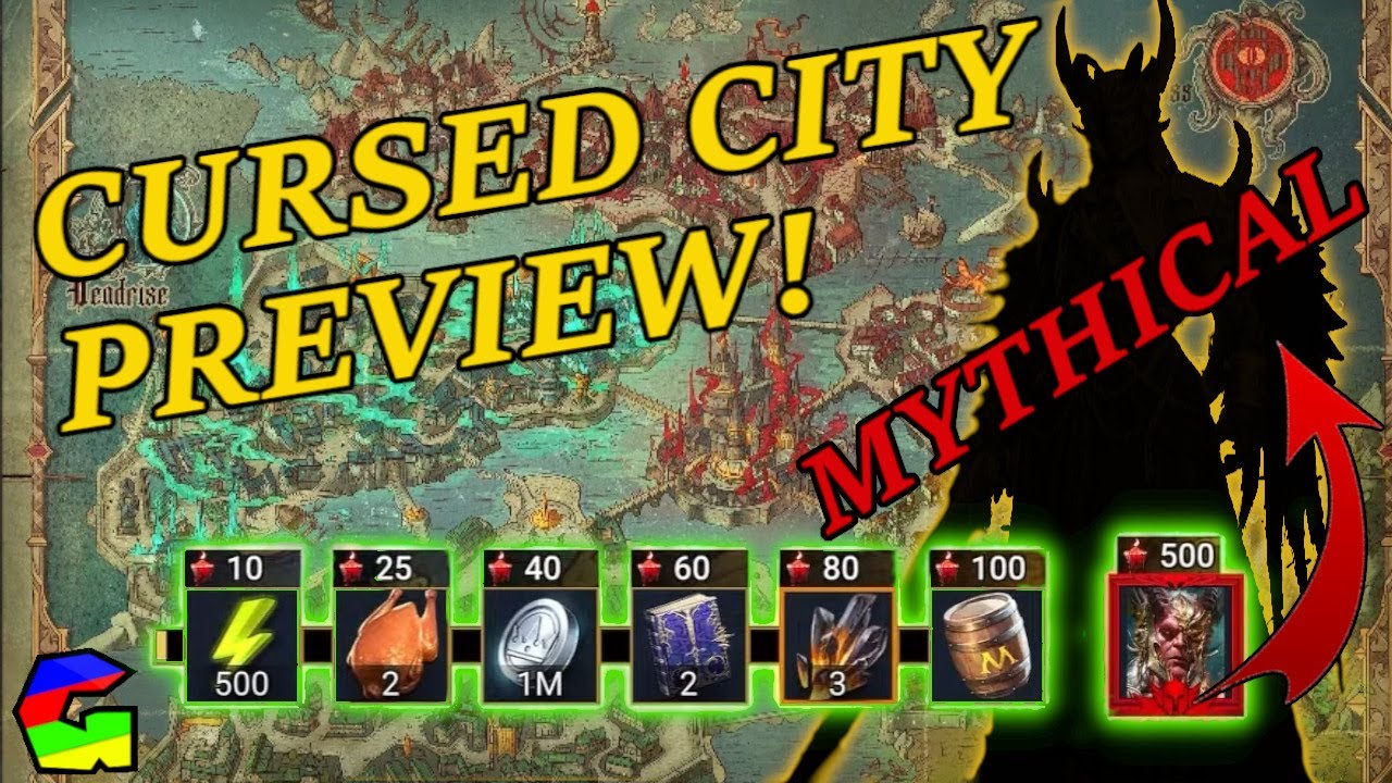 FINALLY A CURSED CITY PREVIEW! + GUARANTEED MYTHICAL - Raid Shadow ...
