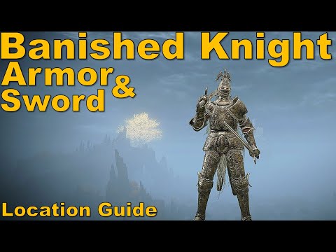 Elden Ring - Banished Knight Armor set And Sword - YouTube
