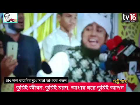 তুমিই জীবন, তুমি মরণ, আধার ঘরে তুমিই আপন|| Tv16 || #তাহেরি #ওয়াজ ...