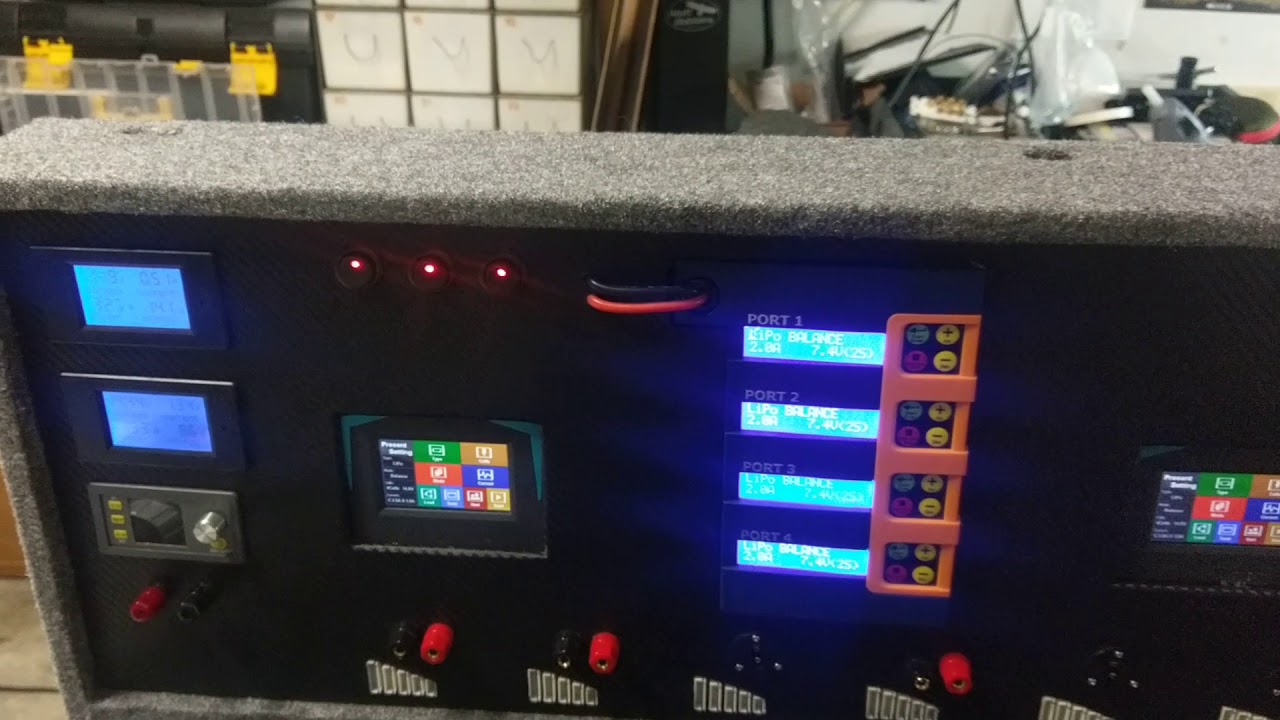 DIY RC battery Charge Station - YouTube