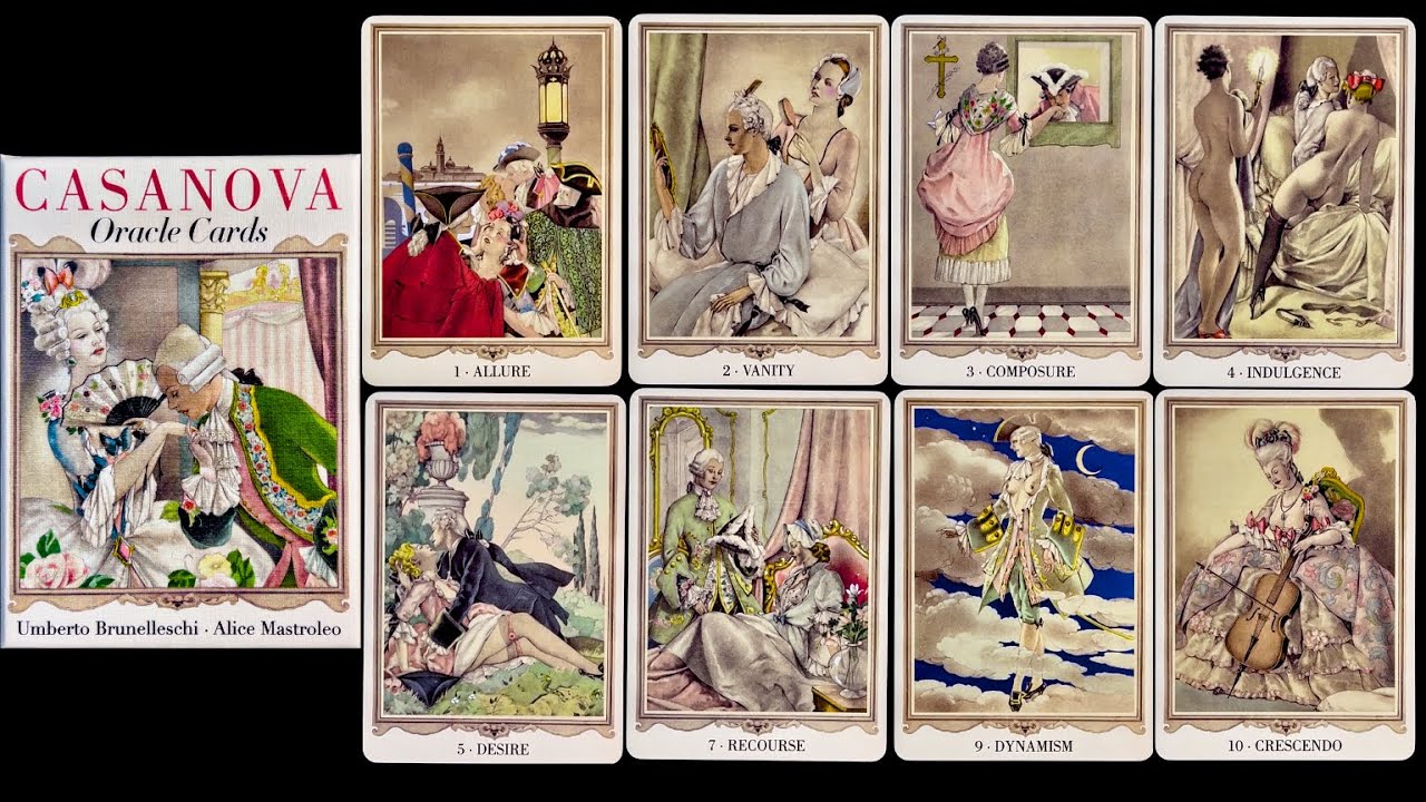Casanova Oracle Cards Walk Thru - YouTube