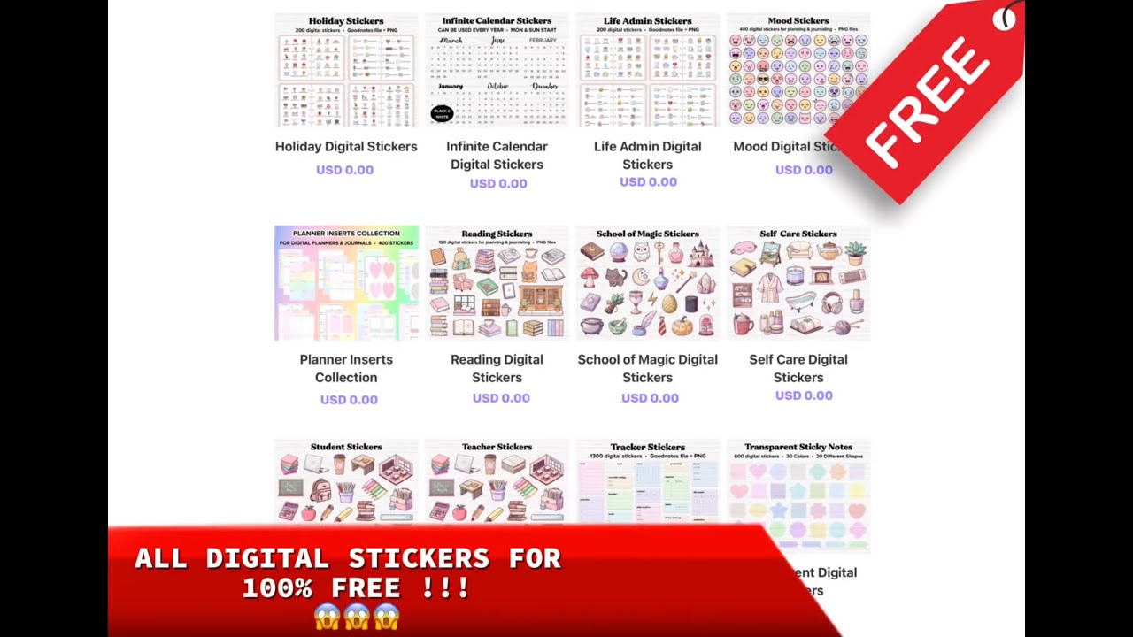 Easy Hack to Get Free Digital Stickers for Your Diary! 💻📒 | Free ...
