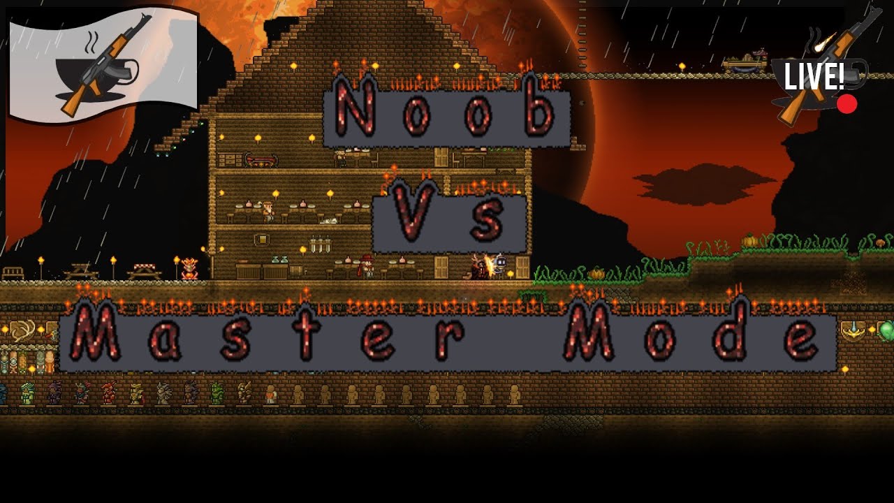 Terraria Noob Vs Master Mode 🌳 Stream [German/Deutsch] 🌳 #001 - YouTube