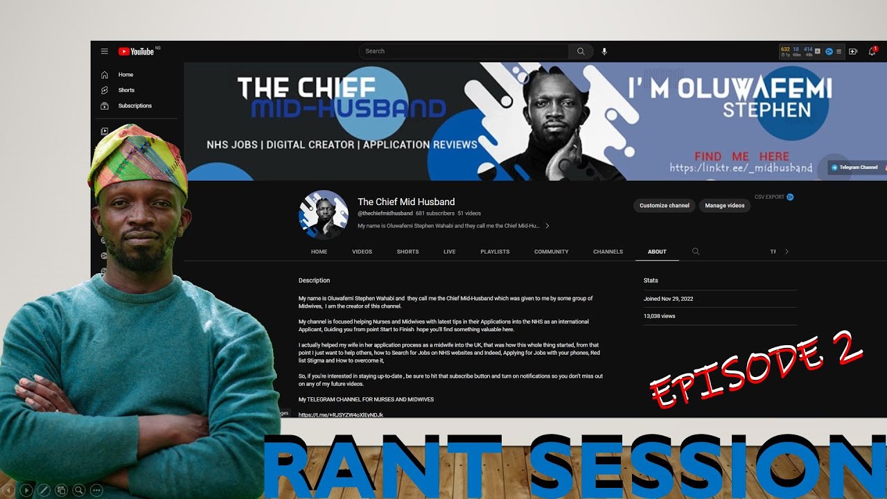 RANT SESSION: Episode 2 "Insider Secrets, NHS Application Process ...