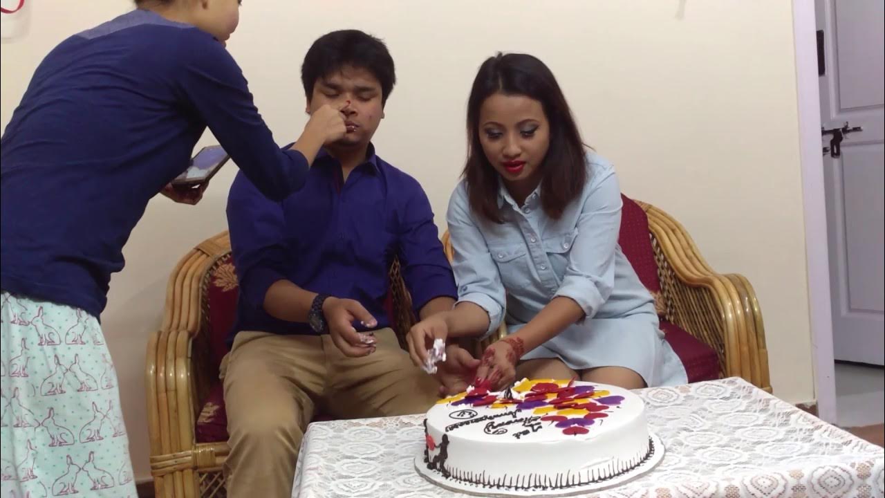 1st wedding anniversary of Dinesh Debbarma and Rinku Debbarma - YouTube