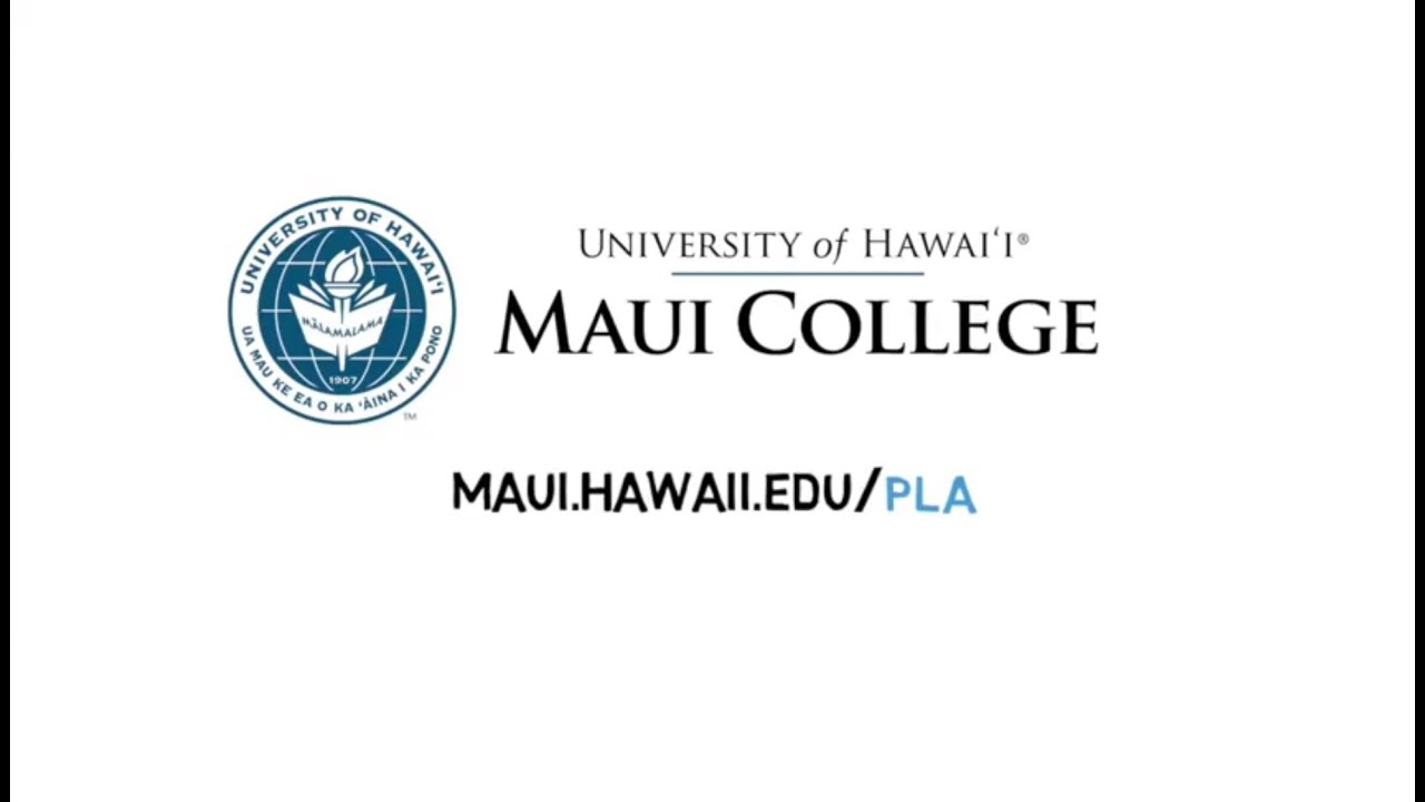 UH Maui College PLA - YouTube