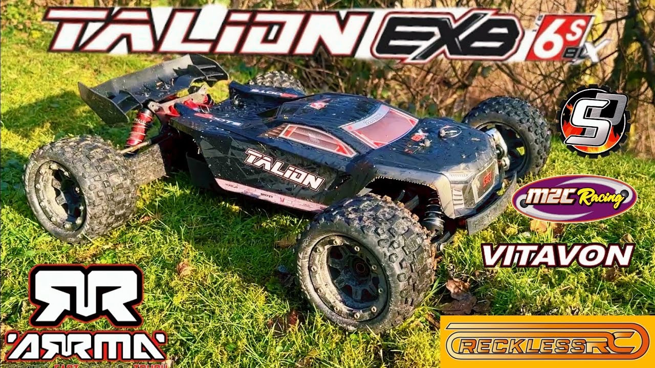 Arrma TALiON EXB XL :: my first runs on 6s power ! - YouTube