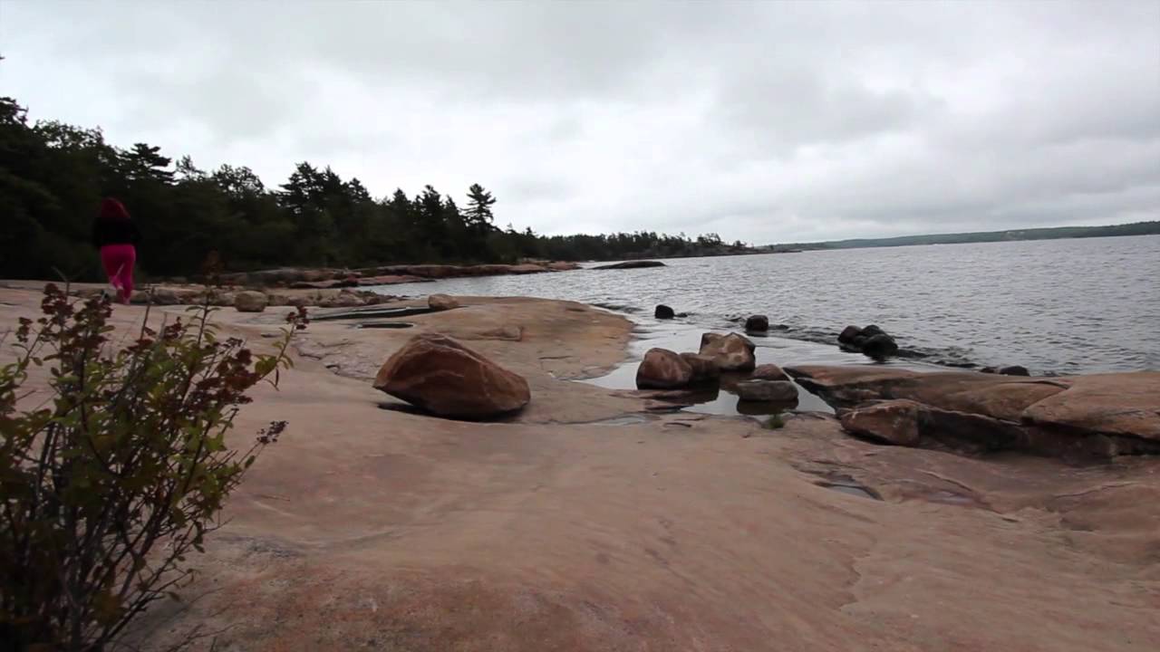 Killbear Provincial Park overview the lake - YouTube