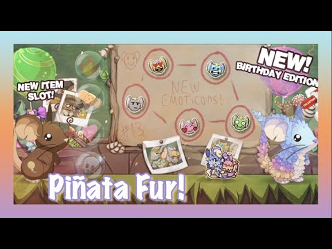 Transformice Anniversary: Piñata Fur, NEW Categories, DOUBLE CC/EXP, & Giveaway #42! - YouTube