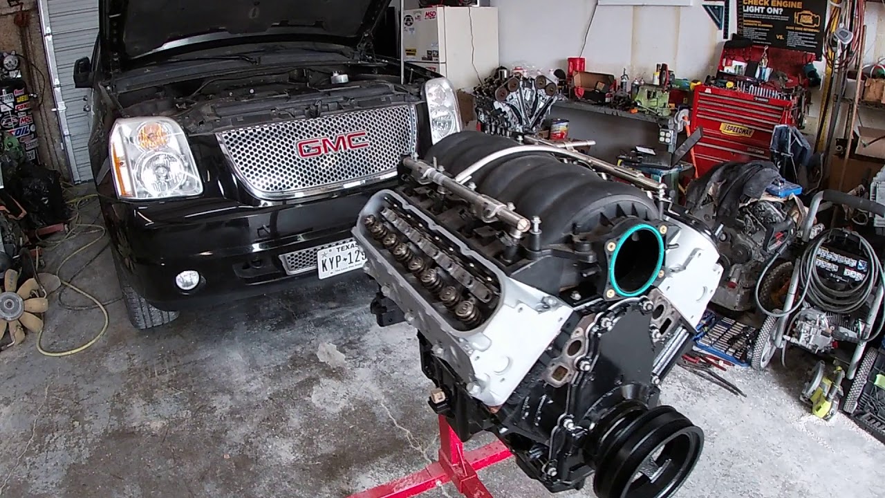 55 Chevy 3100 Pick Up LS SWAP, A Look At The Engine. And what is ...