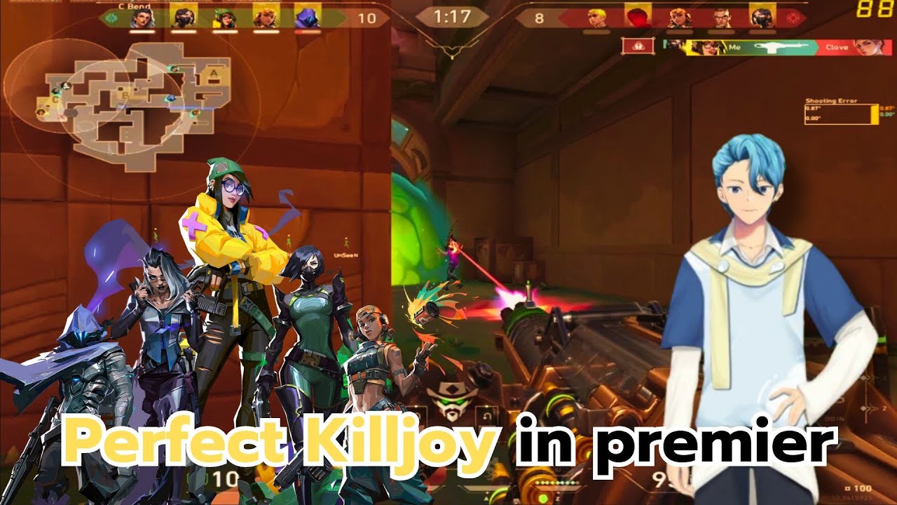 Perfect Killjoy in premier【VALORANT】 - YouTube