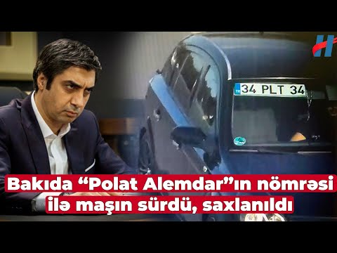 Bakıda “Polat Alemdar”ın nömrəsi ilə maşın sürdü, saxlanıldı