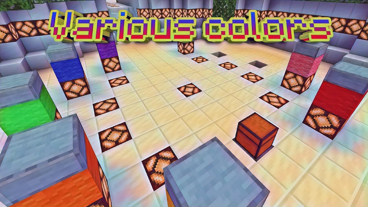 ПРОХОЖДЕНИЕ КАРТЫ VARIOUS COLORS В МАЙНКРАФТ BEDROCK ЧАСТЬ 1 - YouTube