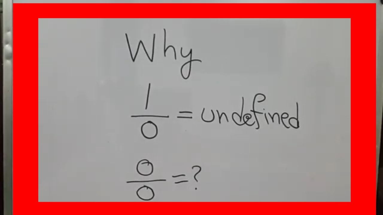 Division By Zero Problem Dividing By Zero Why 1 0 Is Undefined