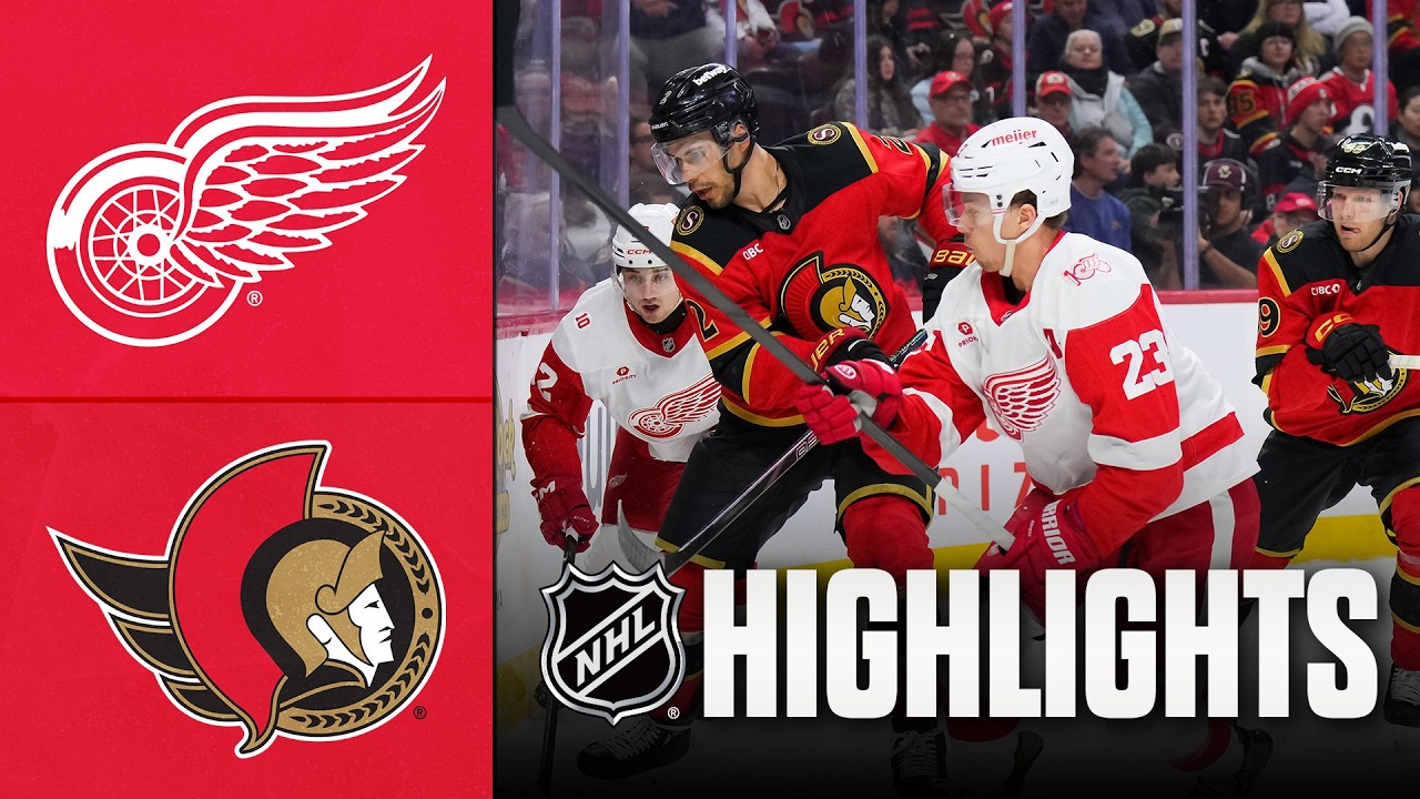 Red Wings vs. Senators | NHL Highlights | February 26, 2026 - YouTube