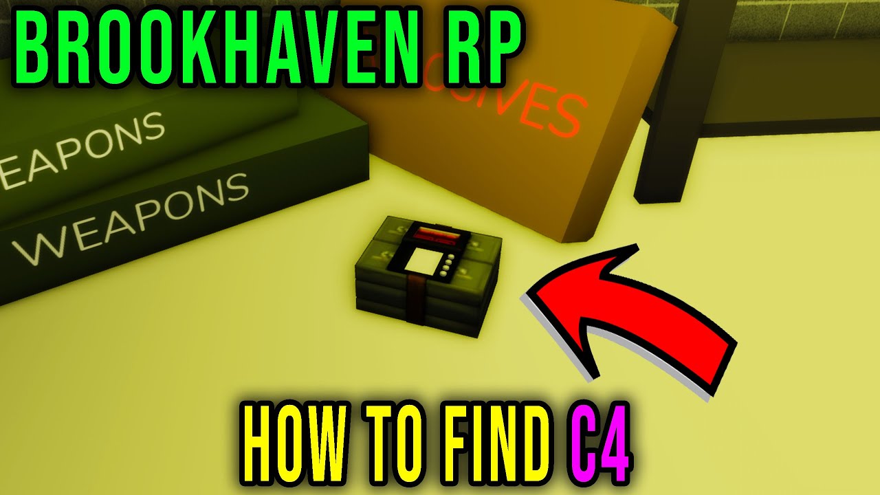 C4 - HOW TO GET [BROOKHAVEN RP] - Roblox - YouTube